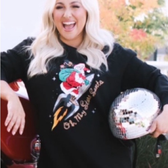 Living Full Co. | Tops | Living Fully By Mallory Ervin Santa Top L ...